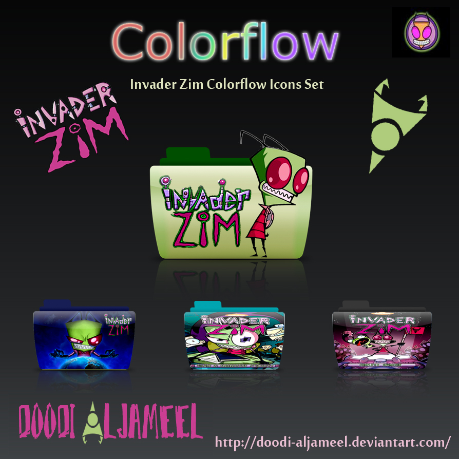 Invader Zim colorflow set by Doodi-Aljameel on DeviantArt