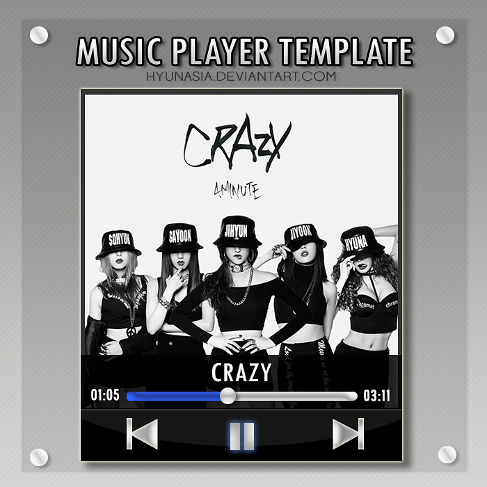 MP3 Player Template by hyunasia on DeviantArt