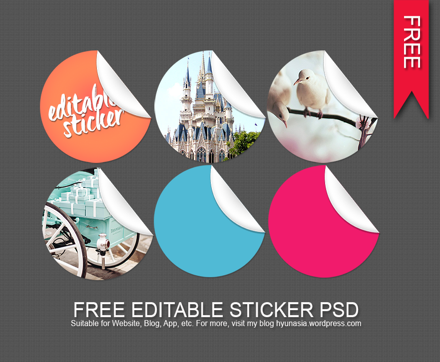 Free Editable Sticker V1.0 by hyunasia on DeviantArt