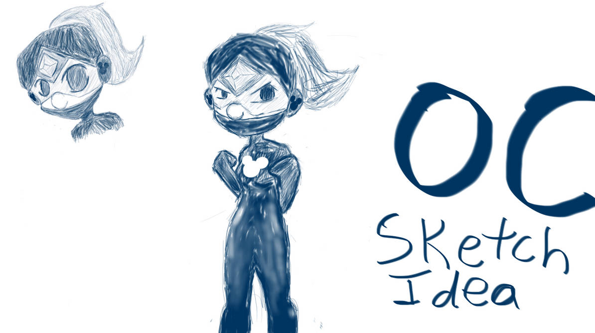 Megaman NT Warrior OC Sketch Idea by jadedpintobean on DeviantArt