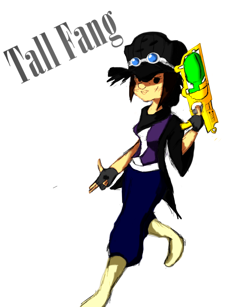 Tall Fang redrawn with color by jadedpintobean on DeviantArt