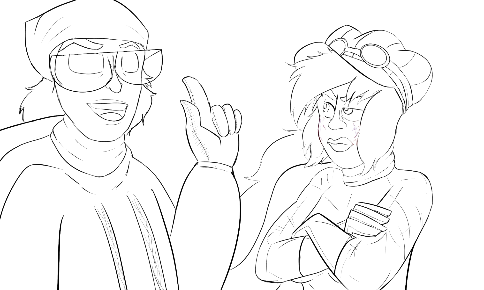 Ba Humbug Line Art (Speedpaint) by jadedpintobean on DeviantArt