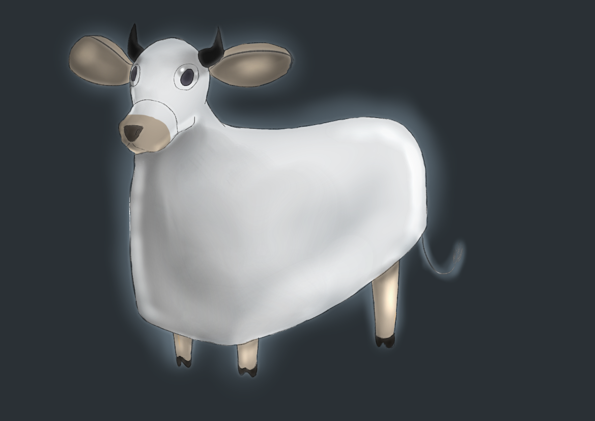 Ghost Cow! by jadedpintobean on DeviantArt
