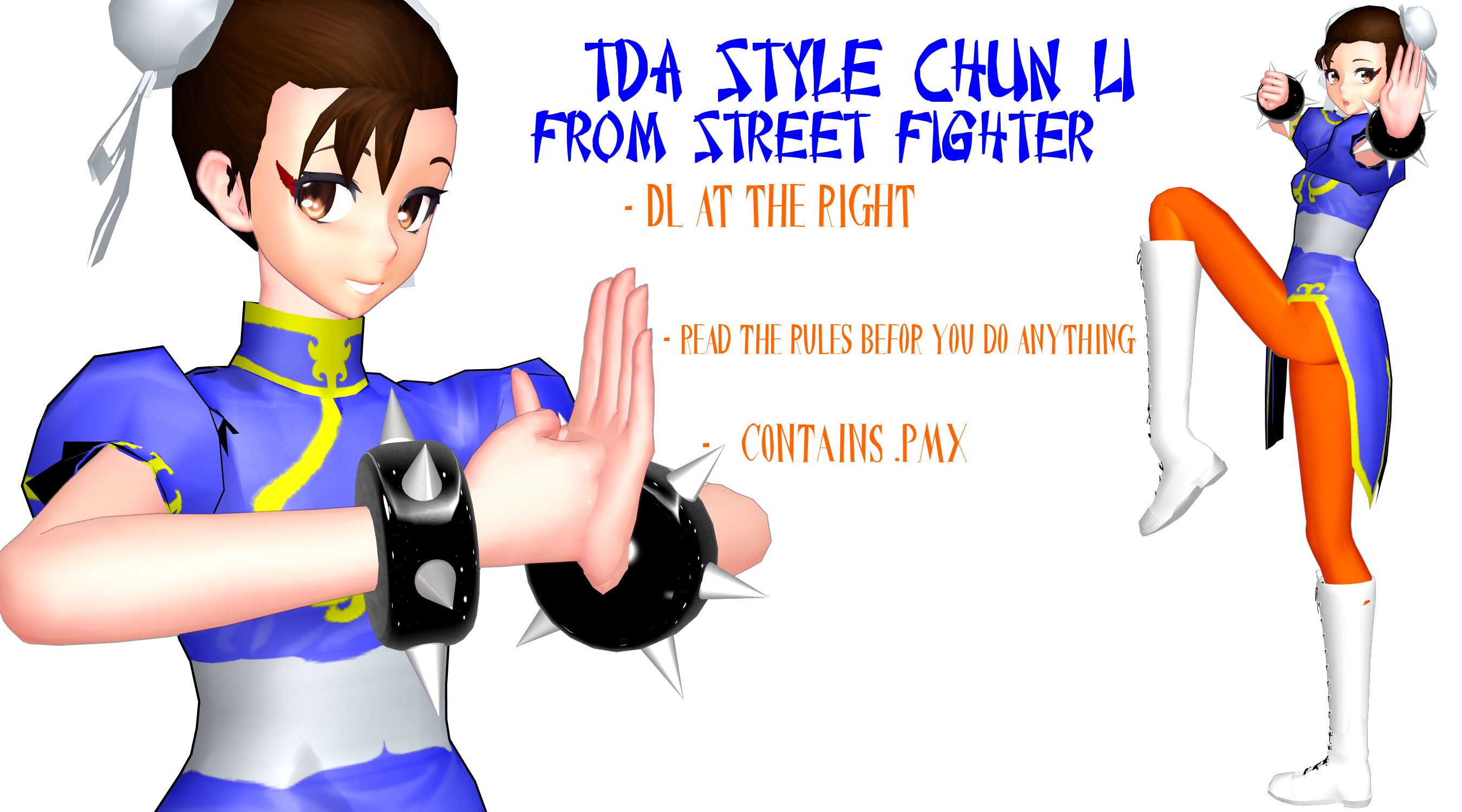 TDA Style Chun Li DL by DrStinger on DeviantArt