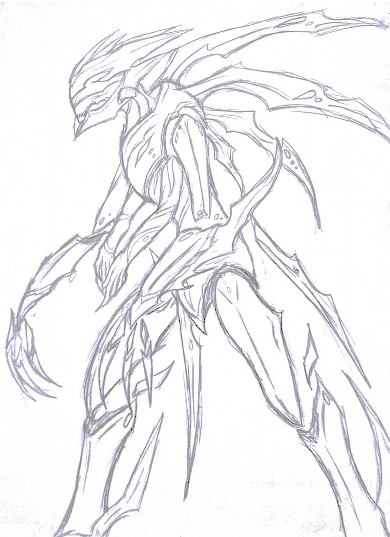 Promethean Forerunner Sketch by FaberMasterBuilder on DeviantArt