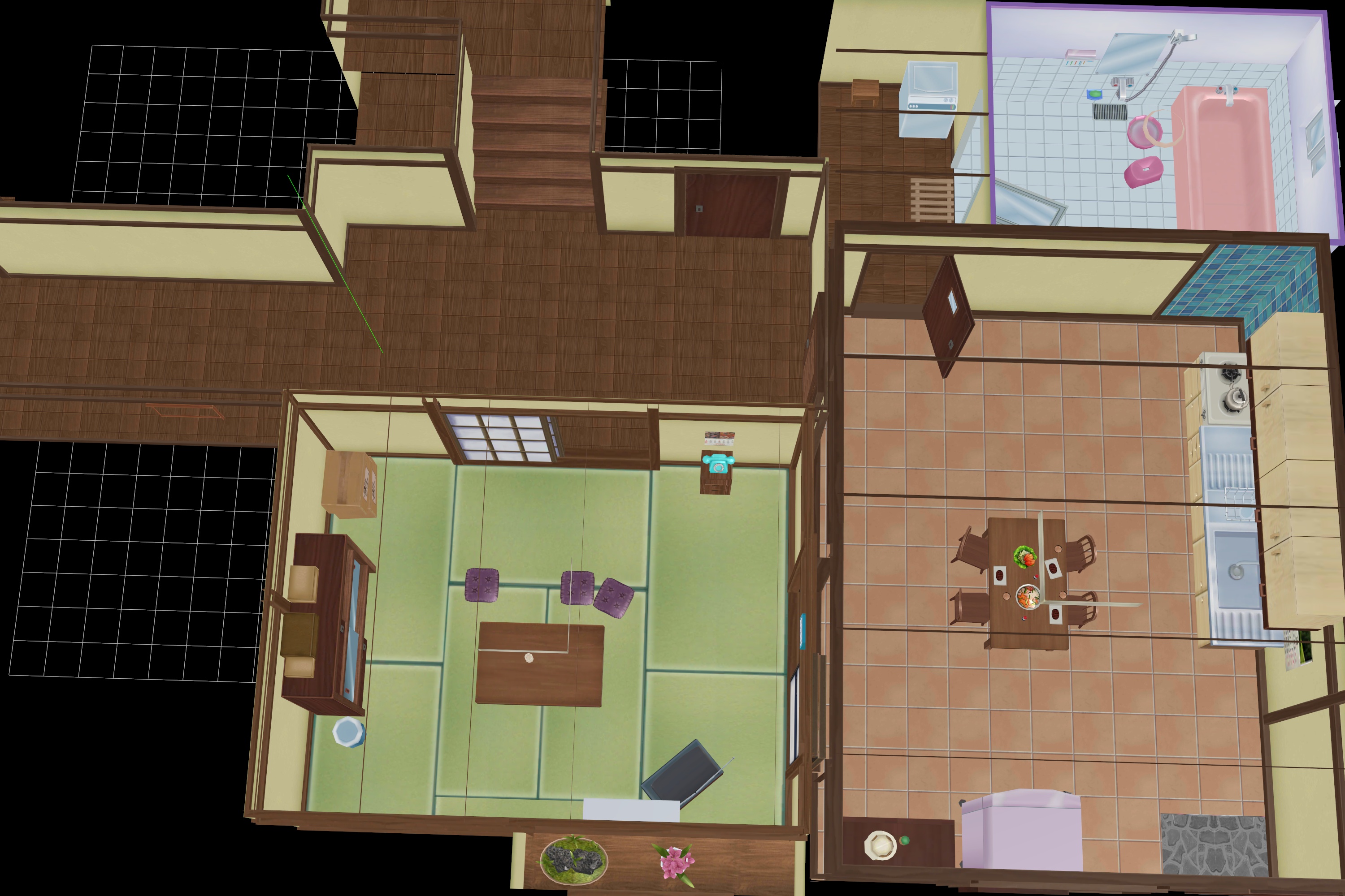 [MMD Stage] Kagome Higurashis House interior [DL] by captainx161 on ...