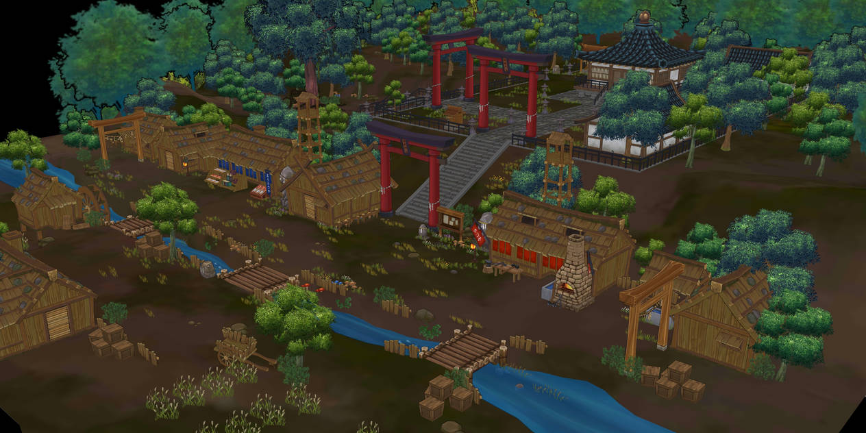 [MMD Stage] Kaedes village (Inuyasha) [DL] by captainx161 on DeviantArt