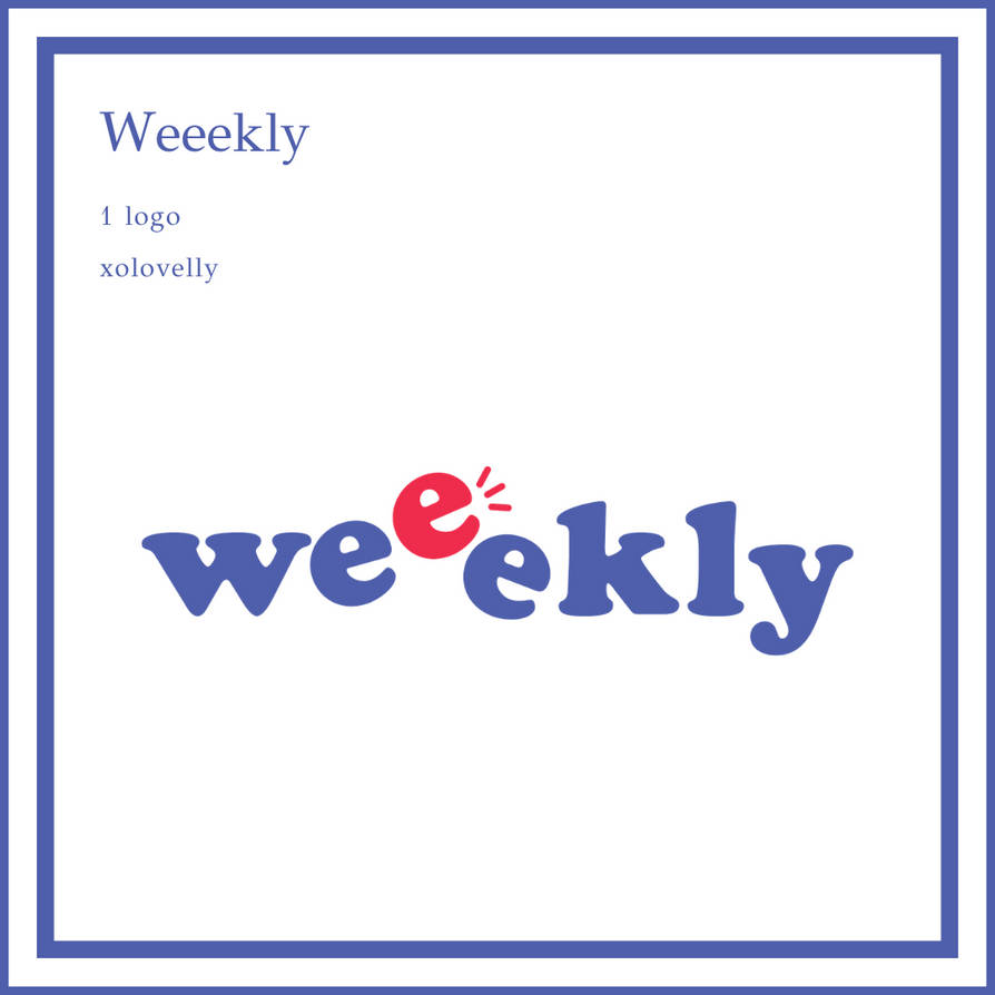 Weeekly Logo Png By Xolovelly by xolovelly on DeviantArt