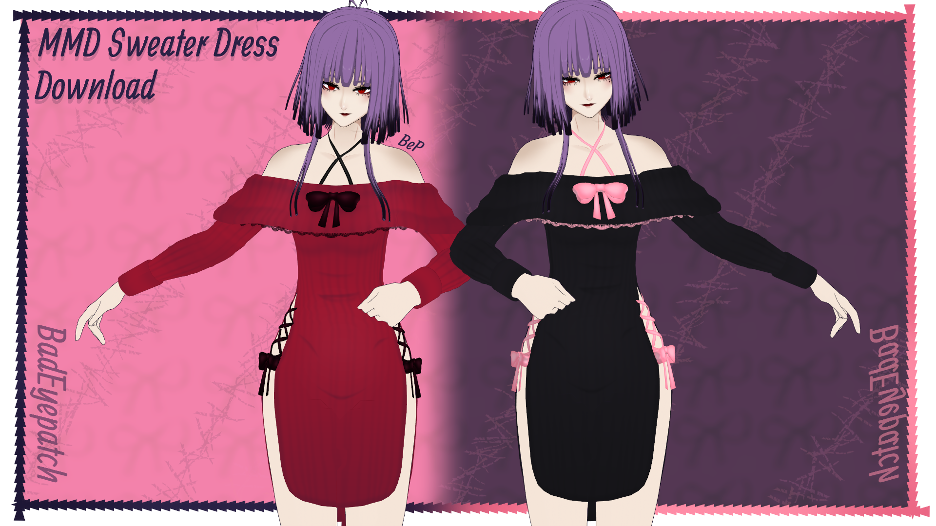 MMD - Sweater Dress Download by BadEyepatch on DeviantArt