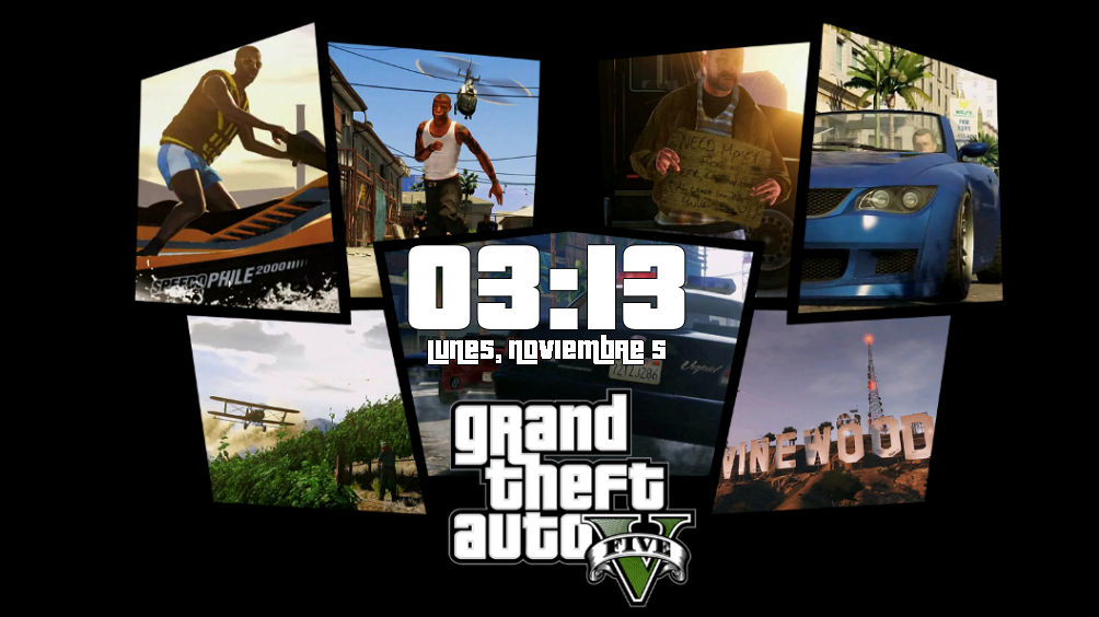 GTA Clock for Rainmeter by Jefer30039 on DeviantArt