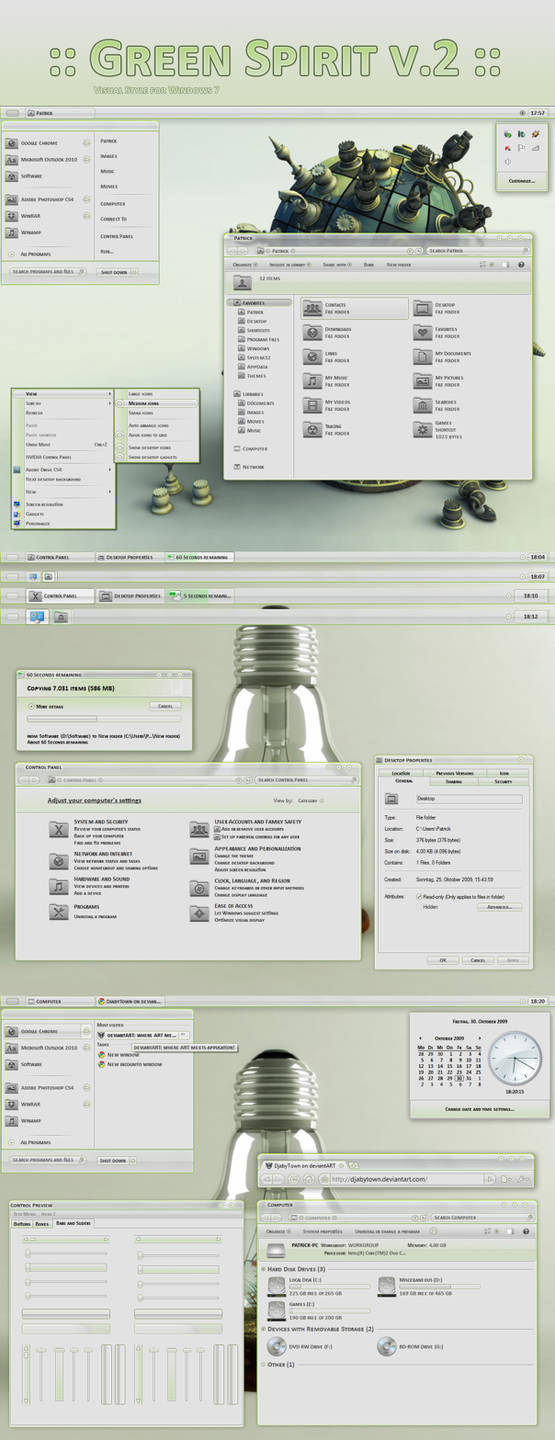 :: Green Spirit v.2 :: by DjabyTown on DeviantArt