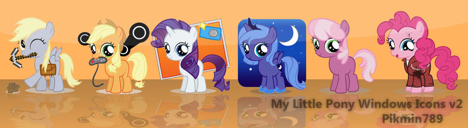 My Little Pony Windows Icons v2 by pikmin789 on DeviantArt