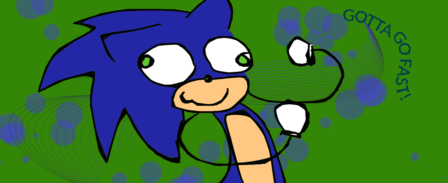 GOTTA GO SANIC FAST! by DjALee360360 on DeviantArt
