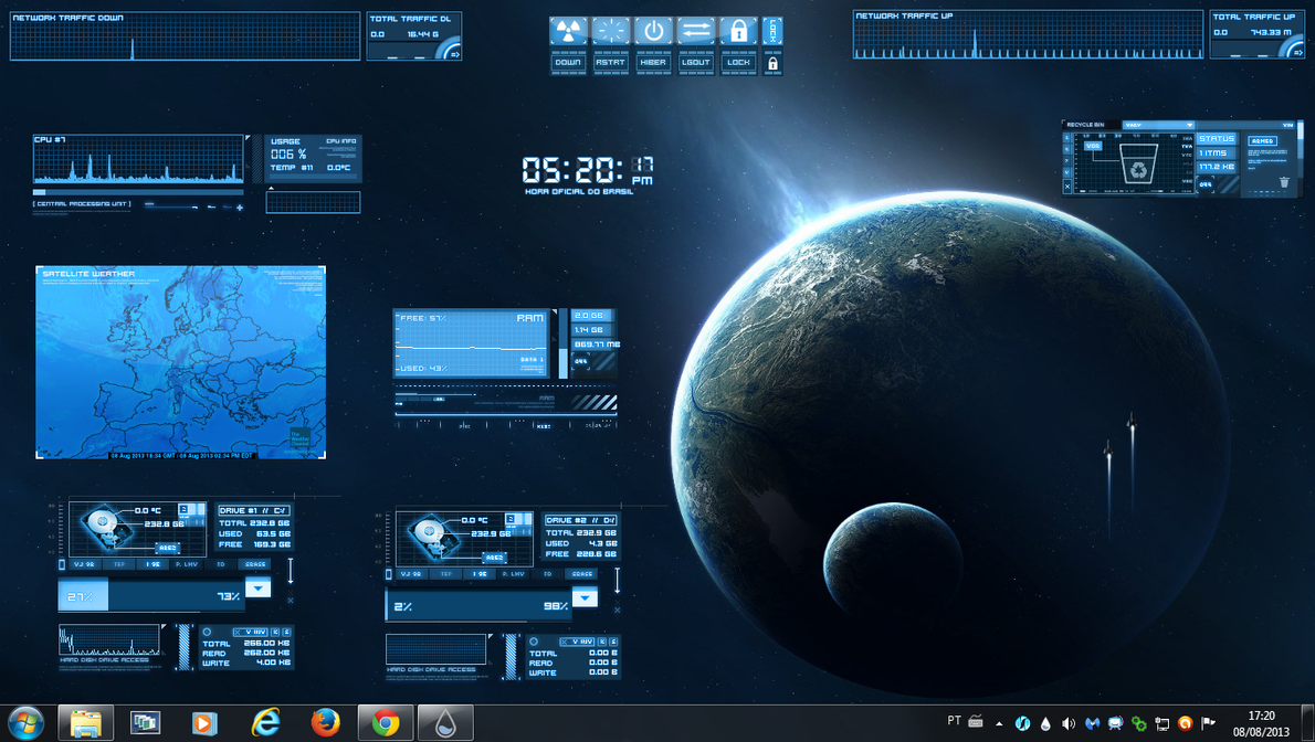 Planet Earth 2 Rogers1967 Rainmeter by Rogers1967 on DeviantArt