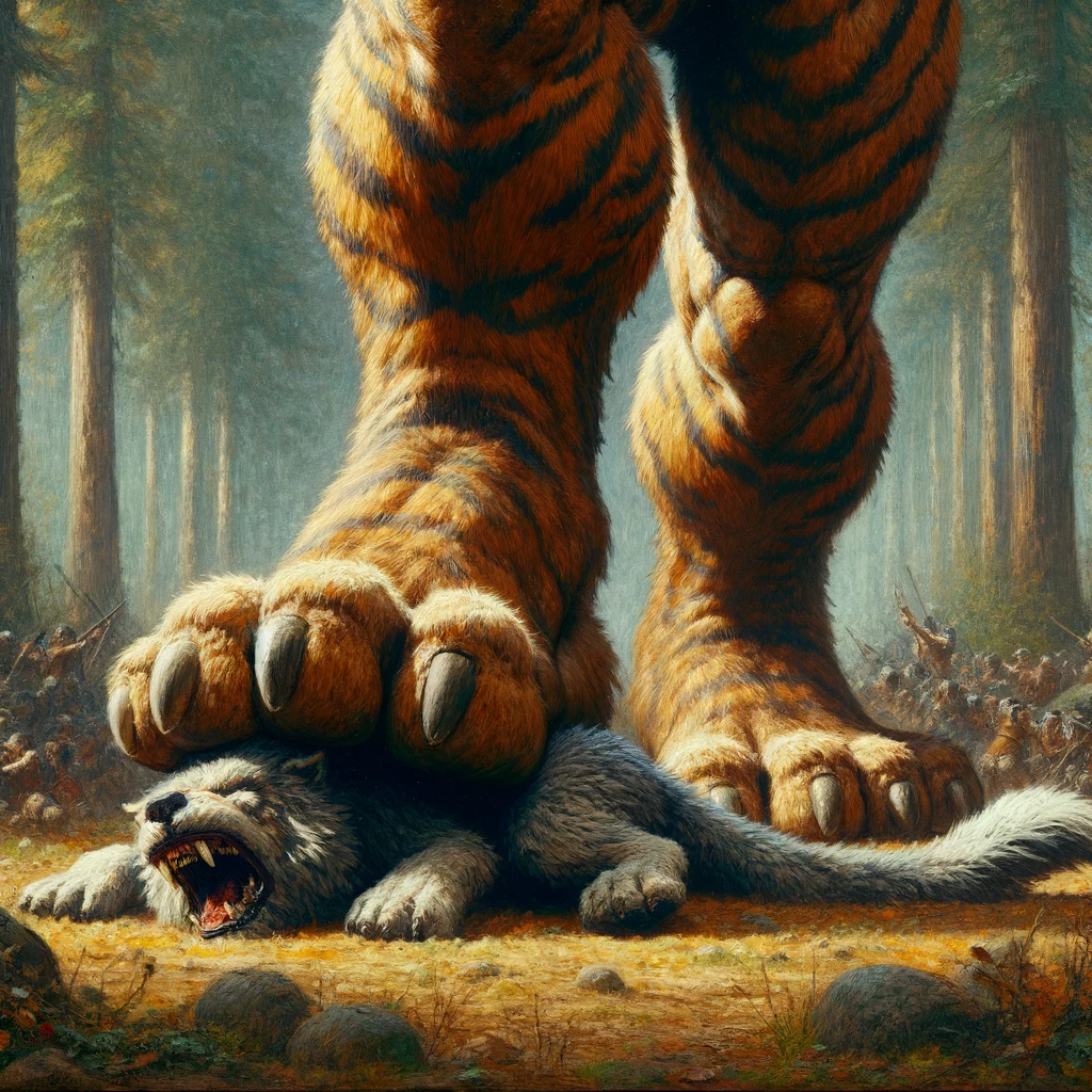 Giant tiger trample 2 by hhh12315 on DeviantArt
