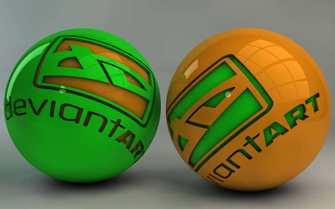 deviantART new logo ball by Dracu-Teufel666 on DeviantArt