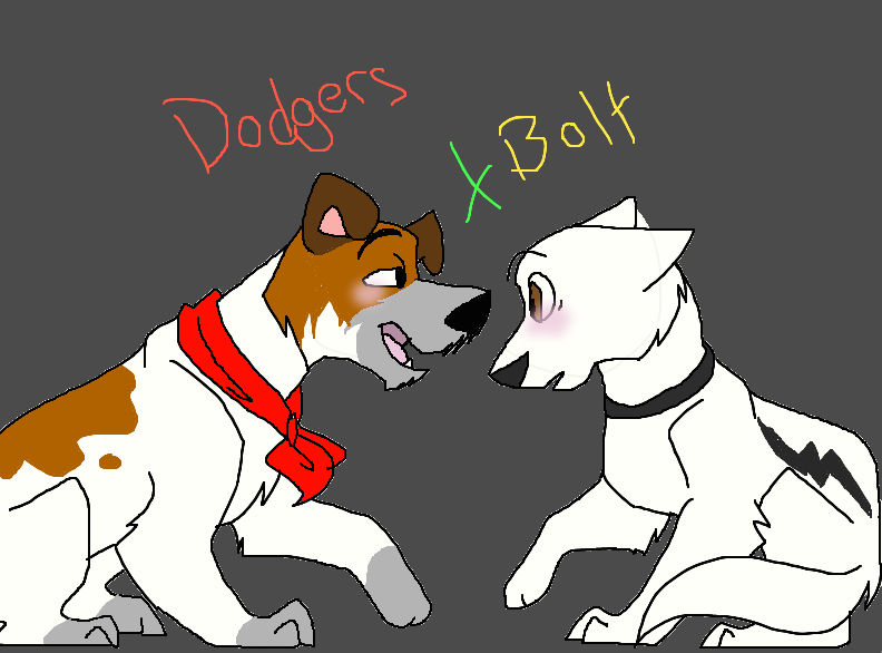 Dodgers x Bolt by GoreCatQueen on DeviantArt