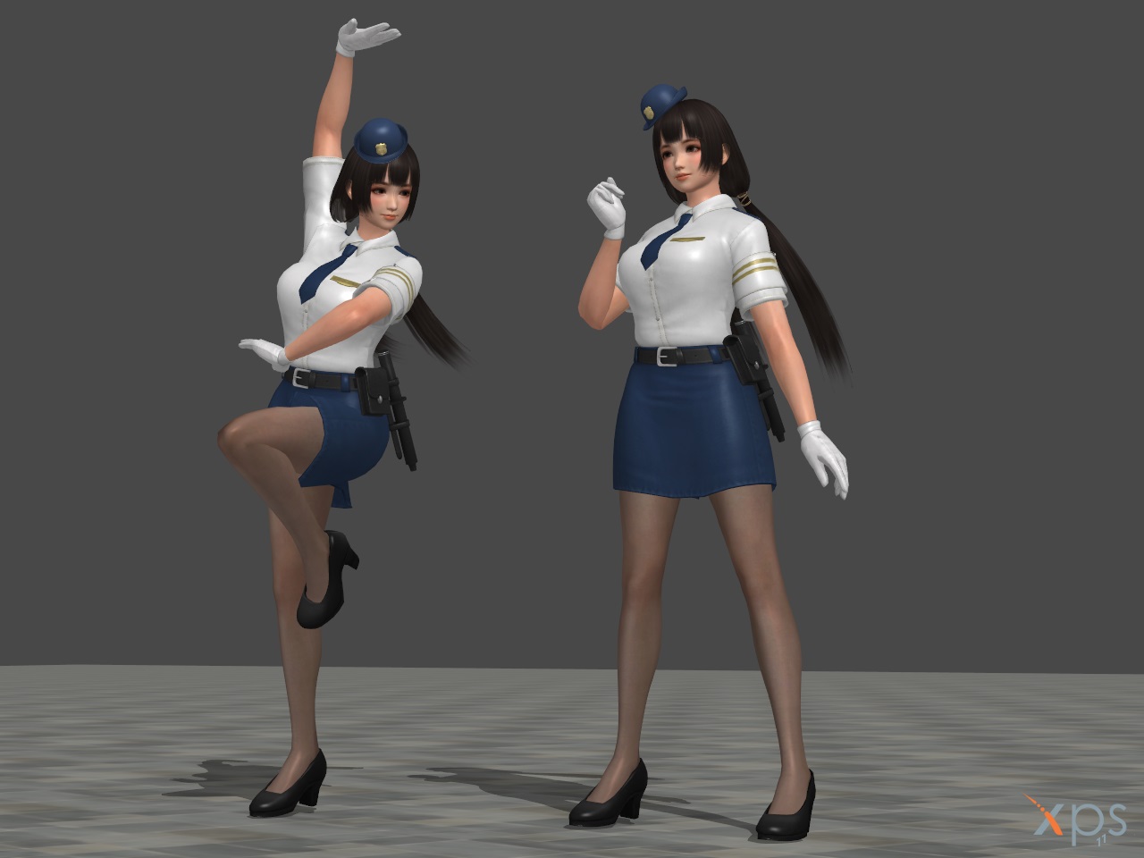 DOA5 Naotora Costume 12 Newcomer Police by rolance on DeviantArt