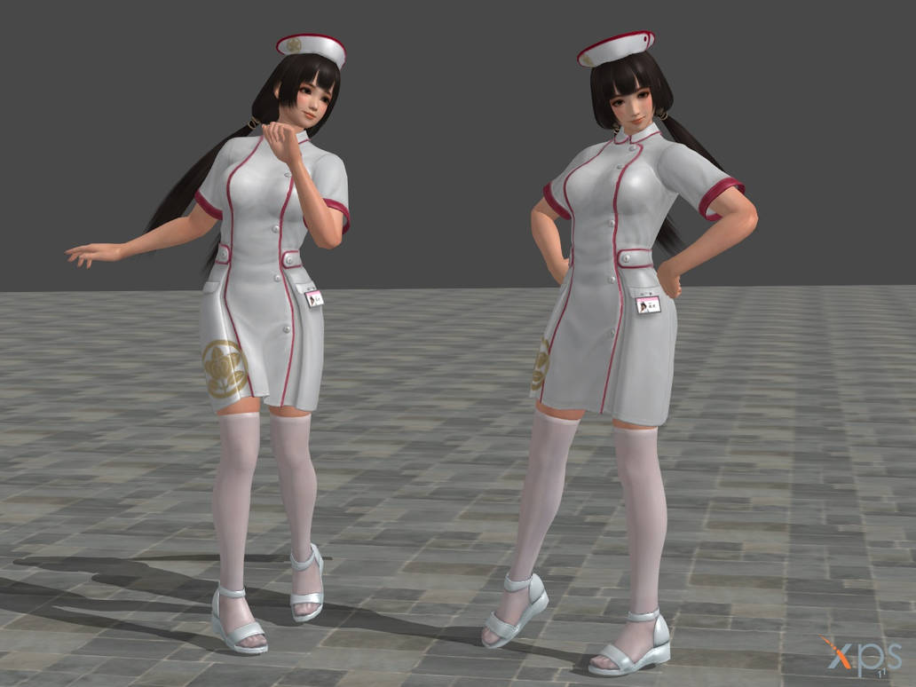 DOA5 Naotora Costume 08 Nurse by rolance on DeviantArt