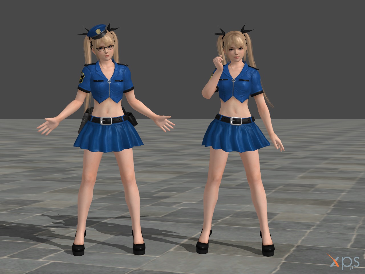 DOA5 Marie Rose Costume 17 Police by rolance on DeviantArt