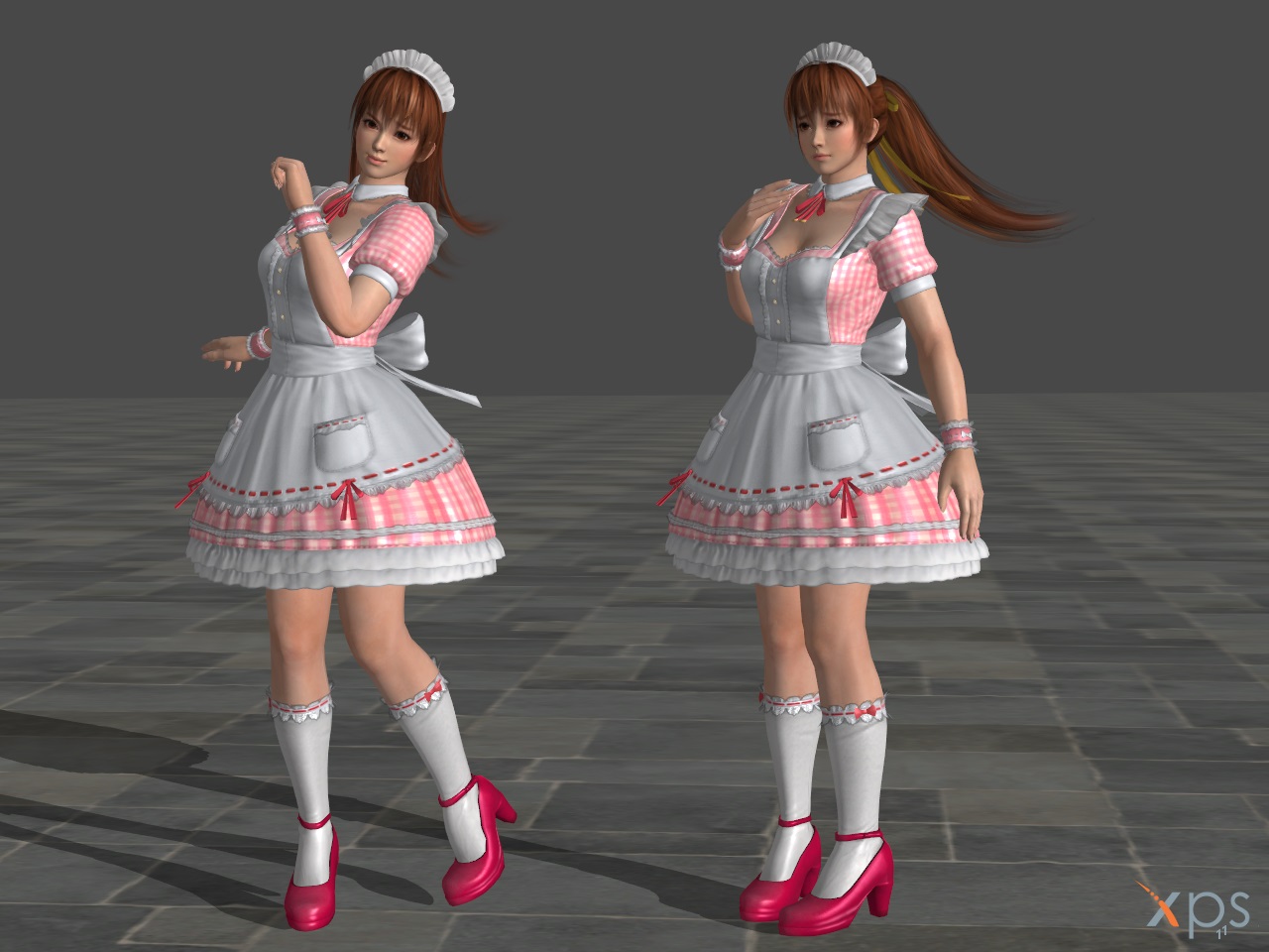 DOA5 Kasumi Costume 31 Maid by rolance on DeviantArt