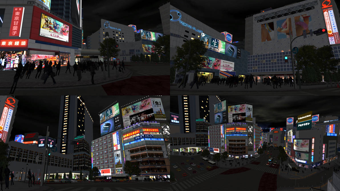DOA5 Stage Scramble Tokyo by rolance on DeviantArt