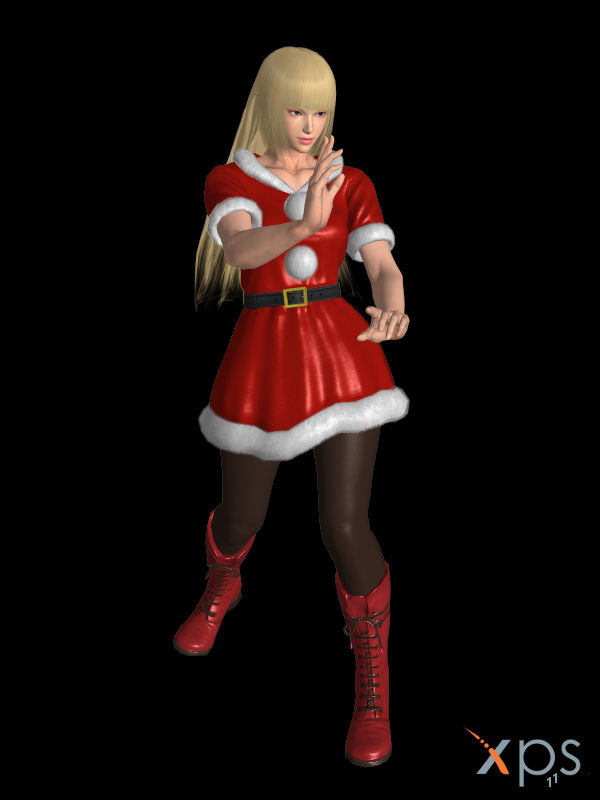 Tekken7 LILI Santa Outfit by rolance on DeviantArt