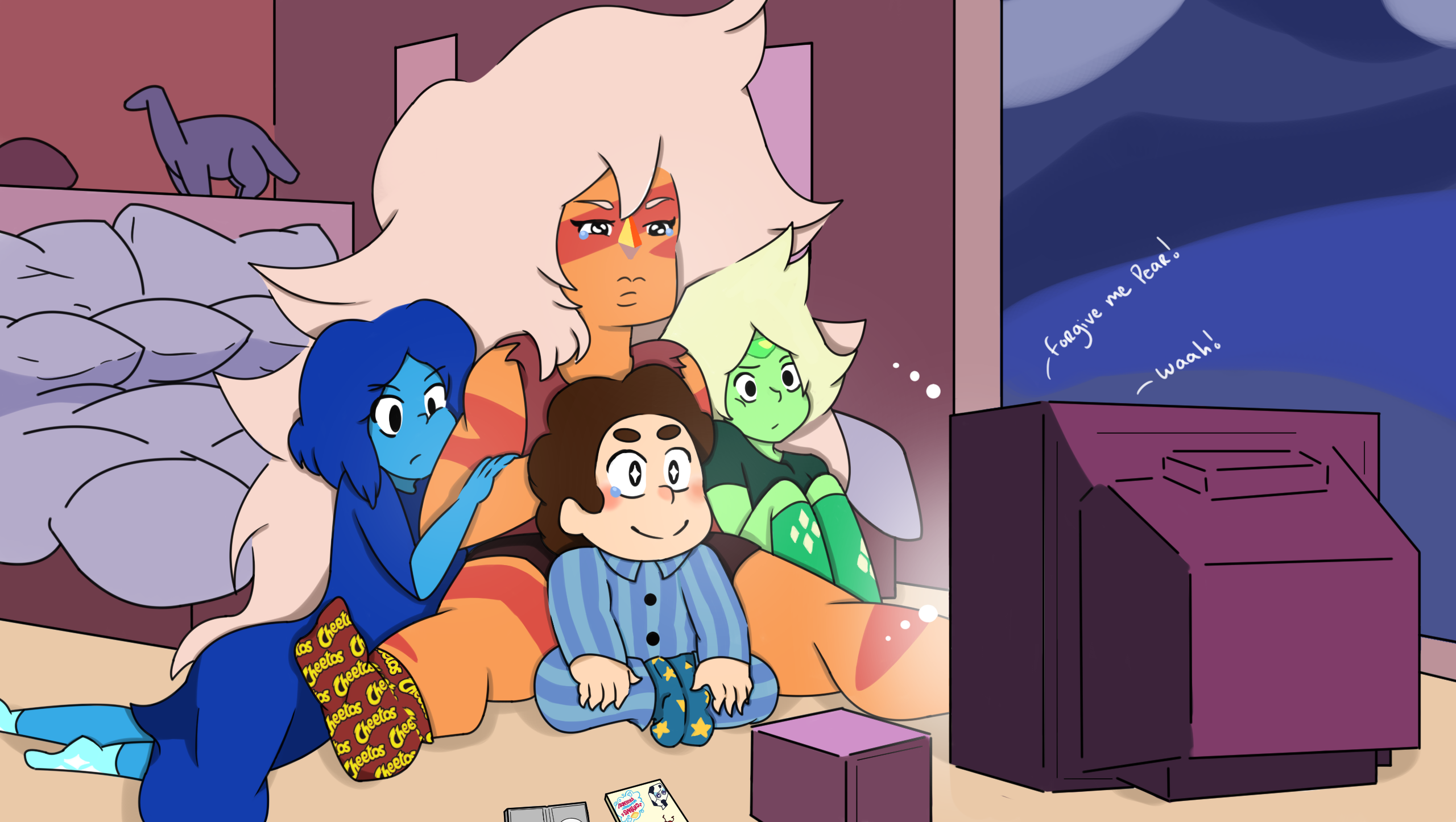 Crying Breakfast Friends Marathon by AcrylicasWater on DeviantArt