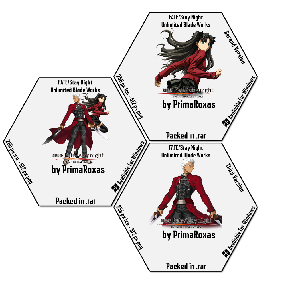 Fate Stay Night Unlimited Blade Works Icon Windows by PrimaRoxas on ...