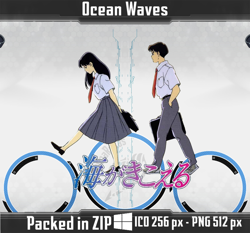 Ocean Waves Anime Icons by PrimaRoxas on DeviantArt