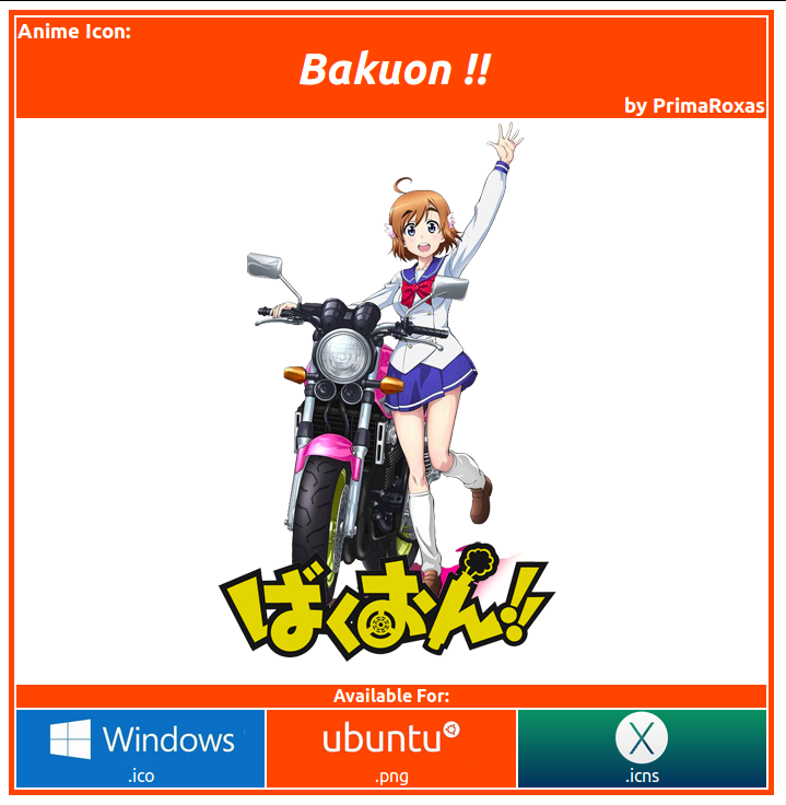 Bakuon !! Anime Icons by PrimaRoxas on DeviantArt