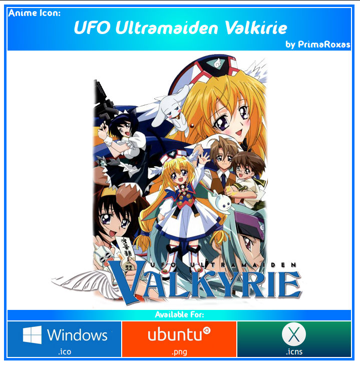 UFO Ultramaiden Valkirie Anime Icon by PrimaRoxas on DeviantArt