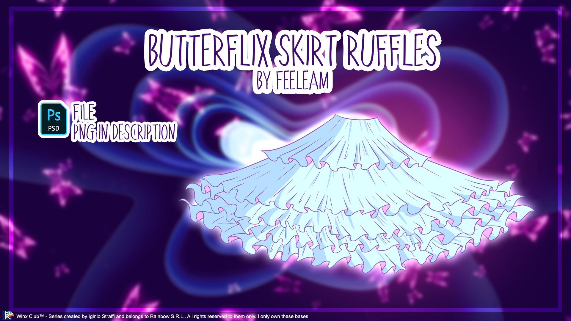 *NEW* WINX CLUB | Butterflix Skirt Base by Feeleam on DeviantArt