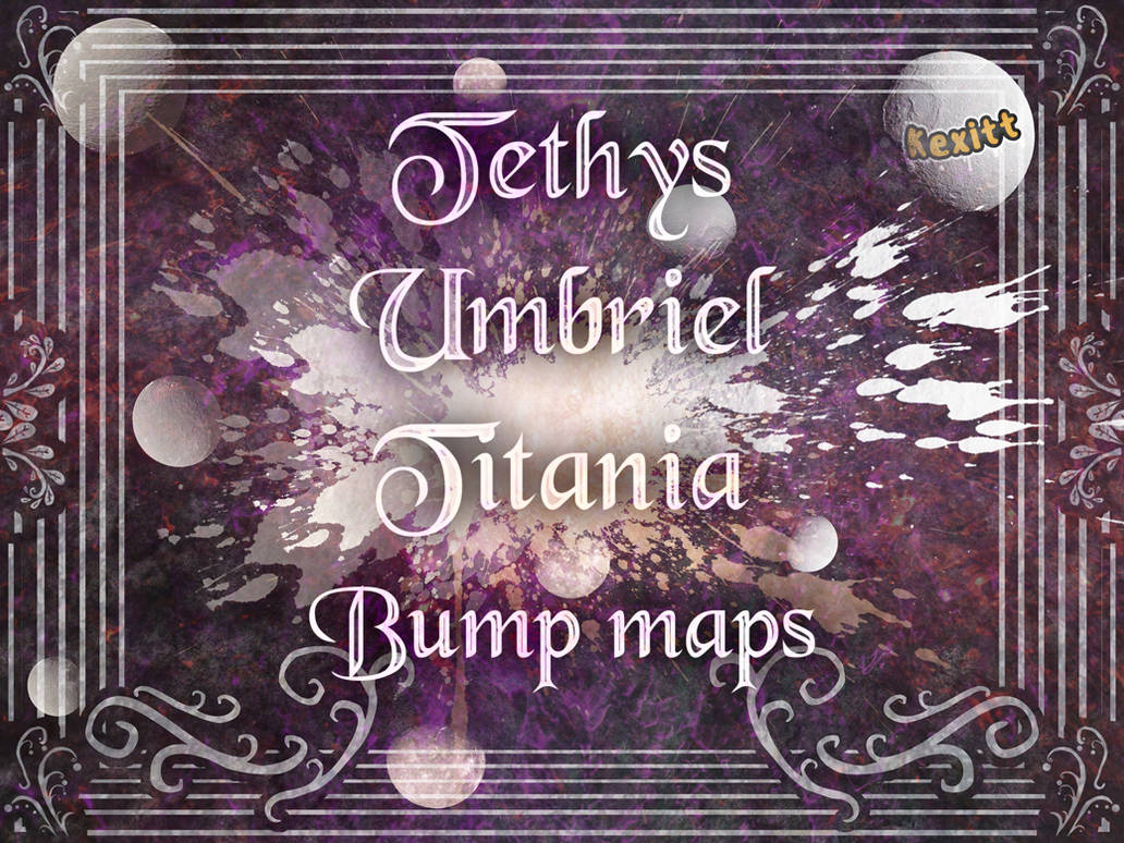 Tethys, Umbriel and Titania Bump maps. by Kexitt on DeviantArt