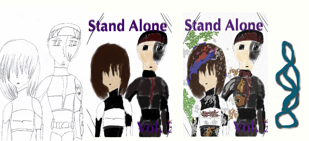 Stand alone vol. 3 cover coloring stages by JuliaTheSpaceLady on DeviantArt