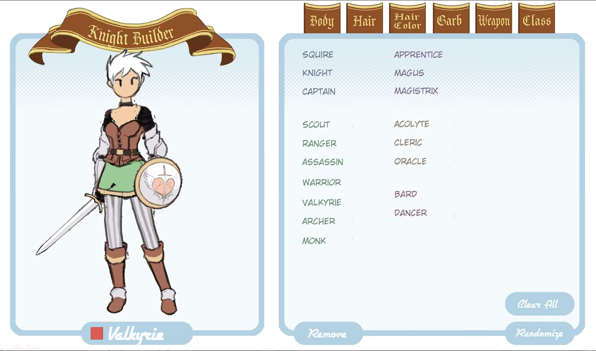 Knight Builder v1 by HeartGear on DeviantArt