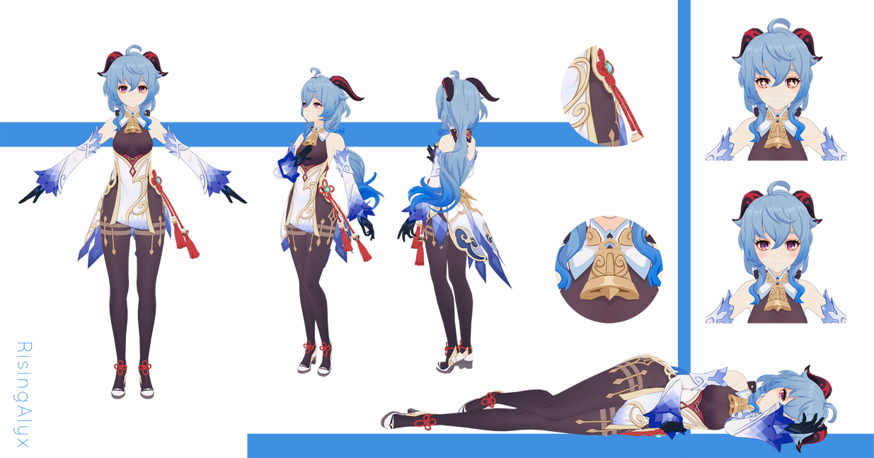 Genshin Impact - Ganyu by Psalm-Alyx-Roll on DeviantArt