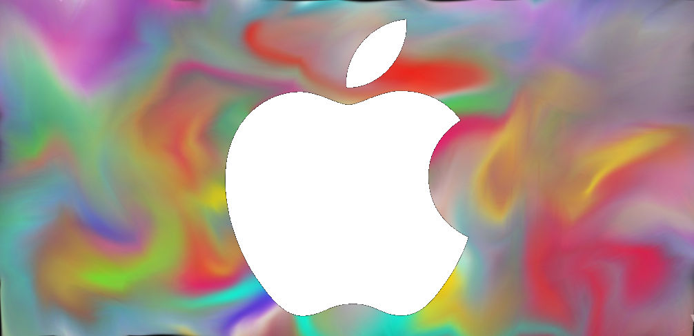 Rainbow Apple Logo by Fnaf0steven0universe on DeviantArt