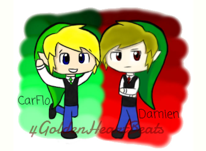 CarFlo and Damien by 4GoldenHeartBeats on DeviantArt