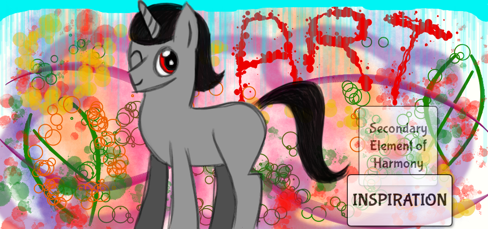 MLP:FiM OC - Art the Element of Inspiration by 4GoldenHeartBeats on ...