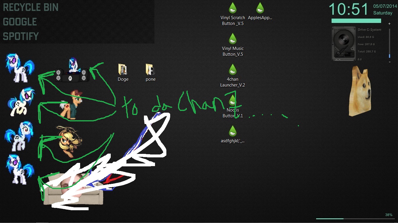 Vinyl Scratch 8-Bit Models V.2 by RainmeterAt4Chan on DeviantArt