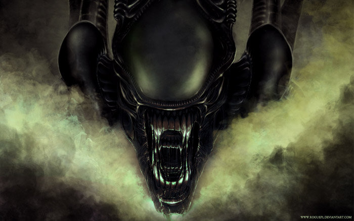 ALIEN front - WALLPAPERS by RoguePL on DeviantArt