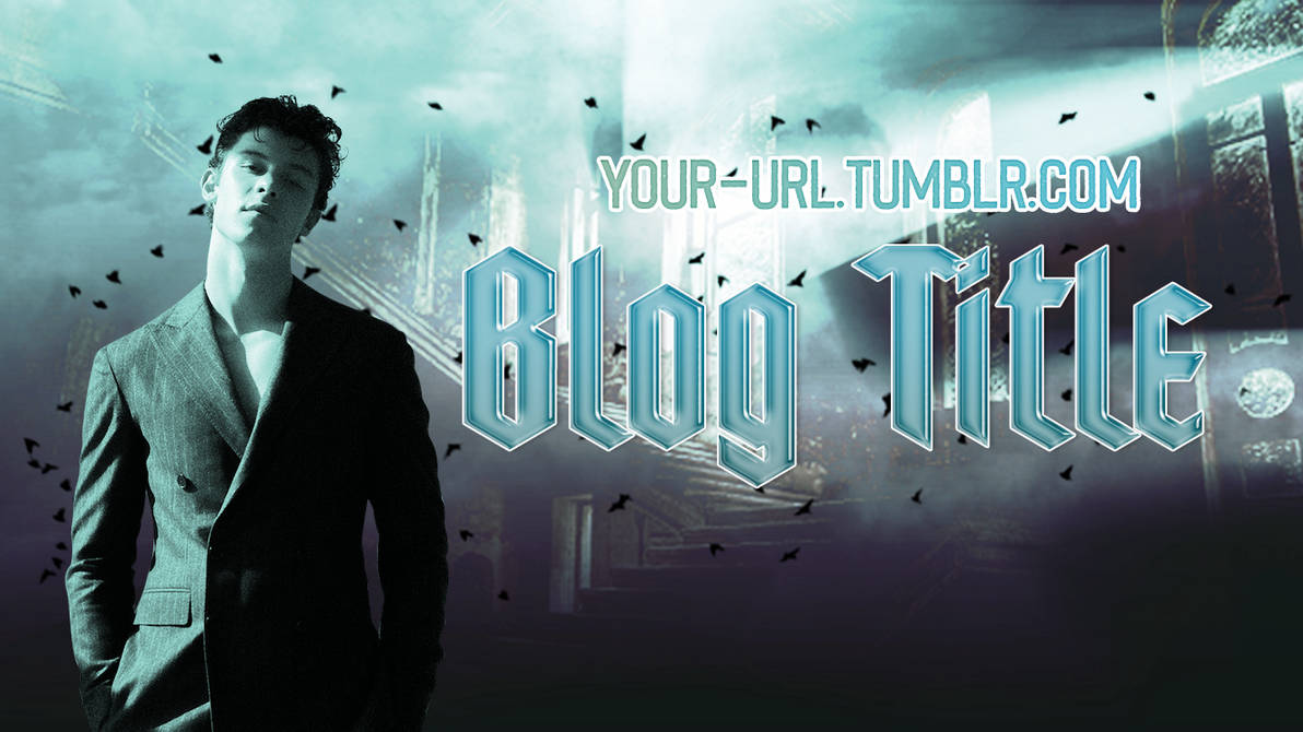 Shawn Mendes Tumblr Header PSD by musiuqe on DeviantArt