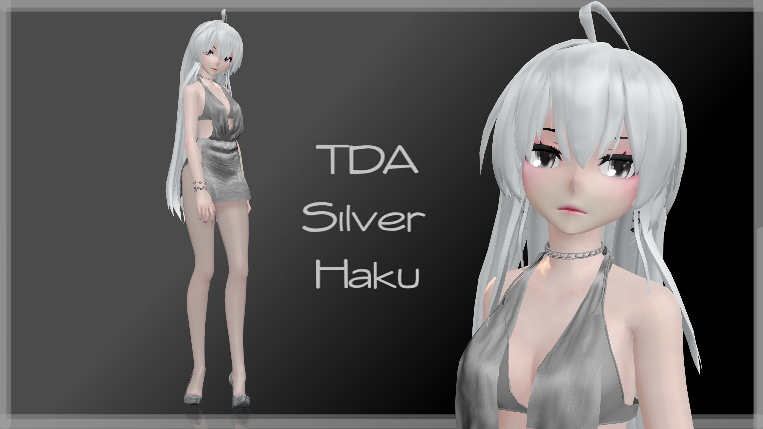 [MMD] TDA Silver Haku [+DL] by Sylviechenlein on DeviantArt