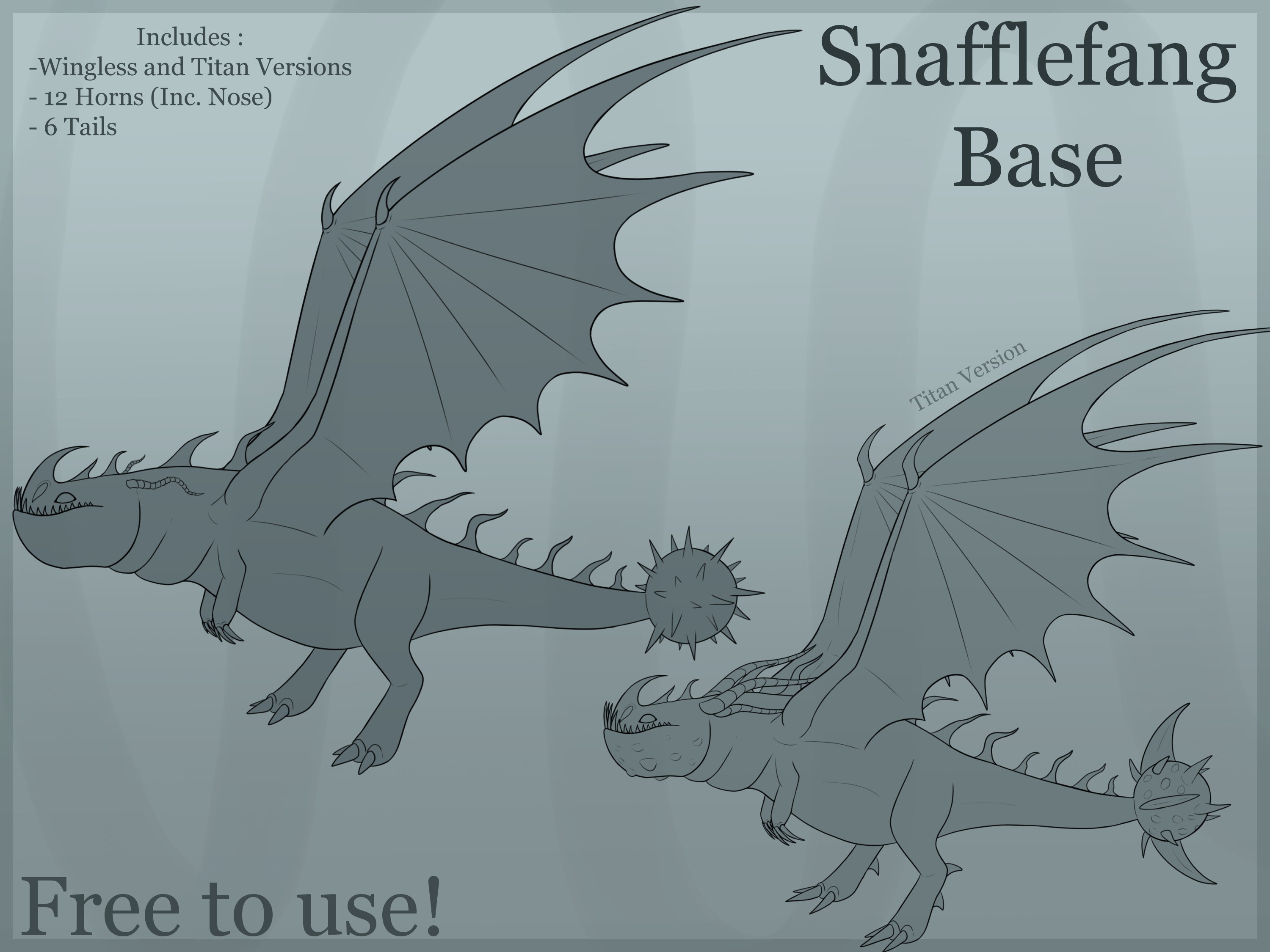 (F2u) Snafflefang Base by CairinaAdoptables on DeviantArt
