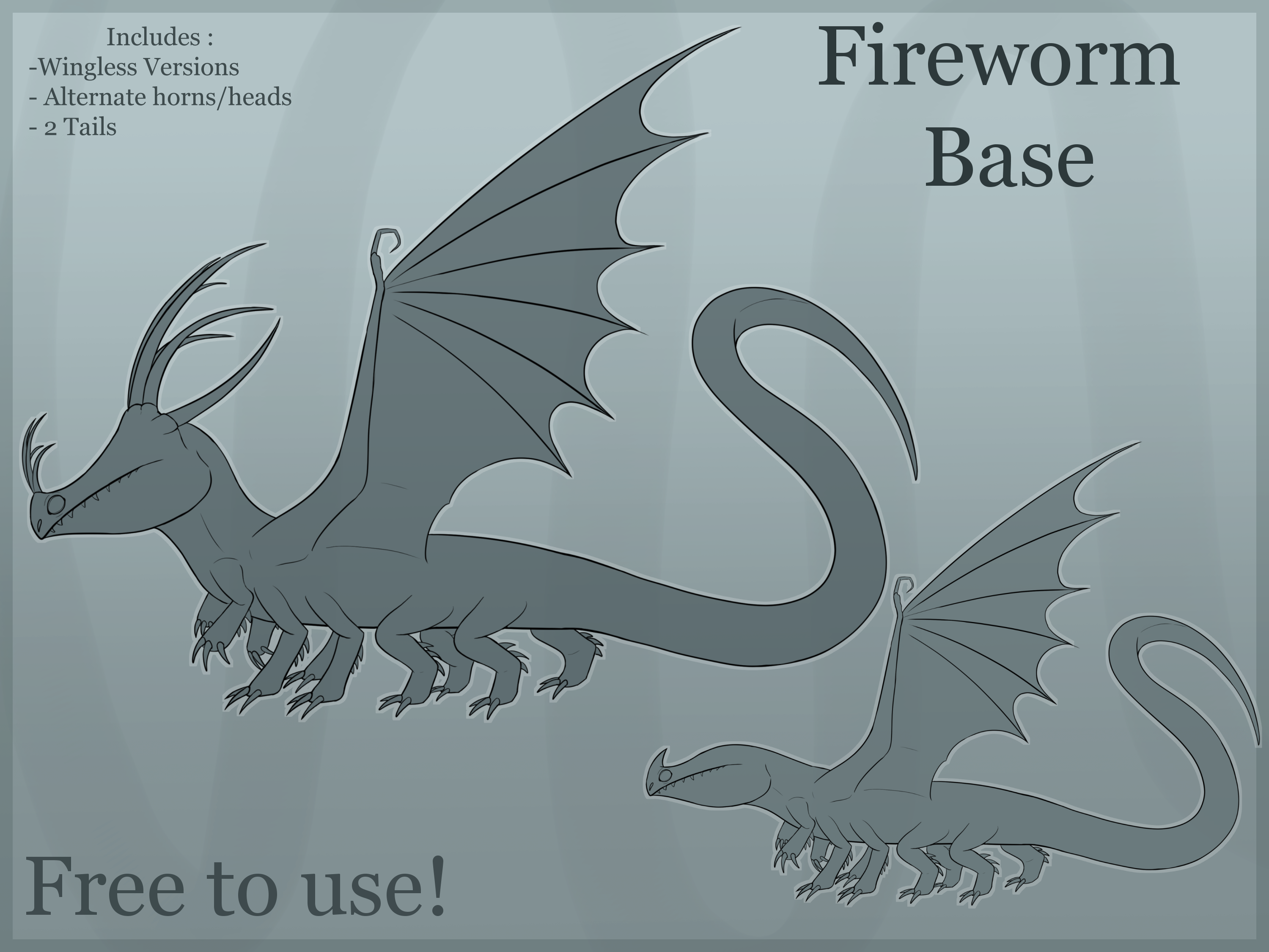 (F2u) Fireworm Bases by CairinaAdoptables on DeviantArt
