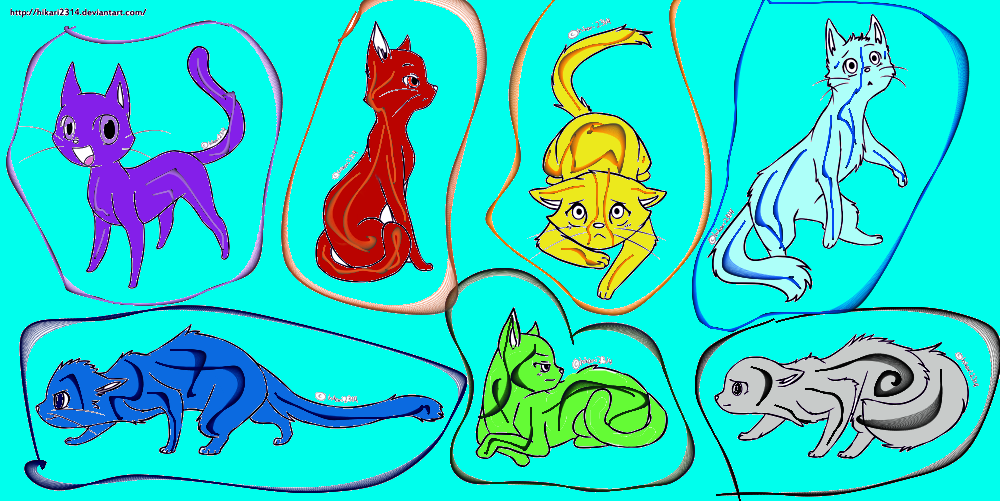 Magical cats by misskitty4 on DeviantArt