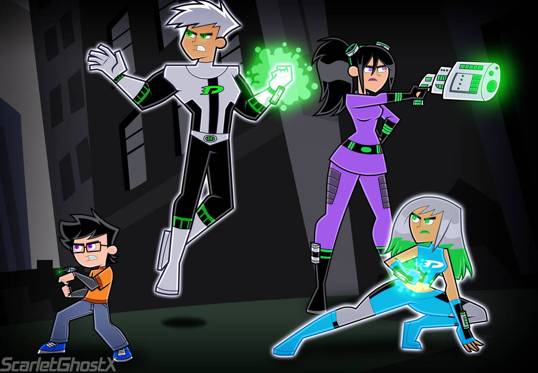 Commission - Phantom Family by ScarletGhostX on DeviantArt