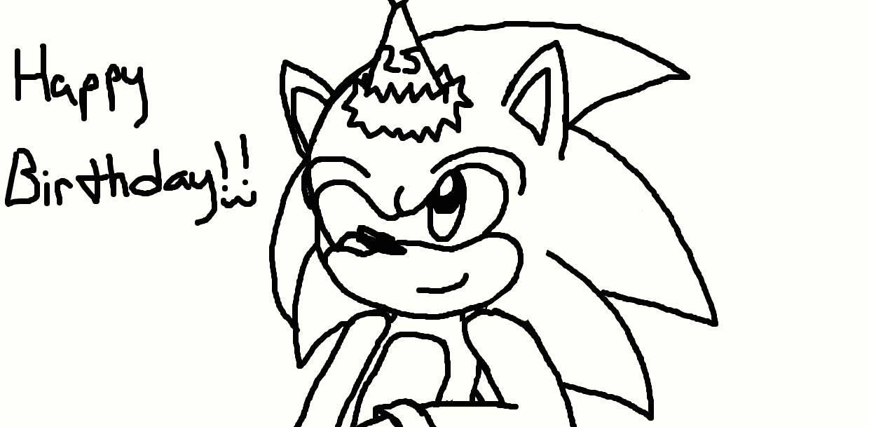 Happy Birthday Sonic! by Dracayla on DeviantArt