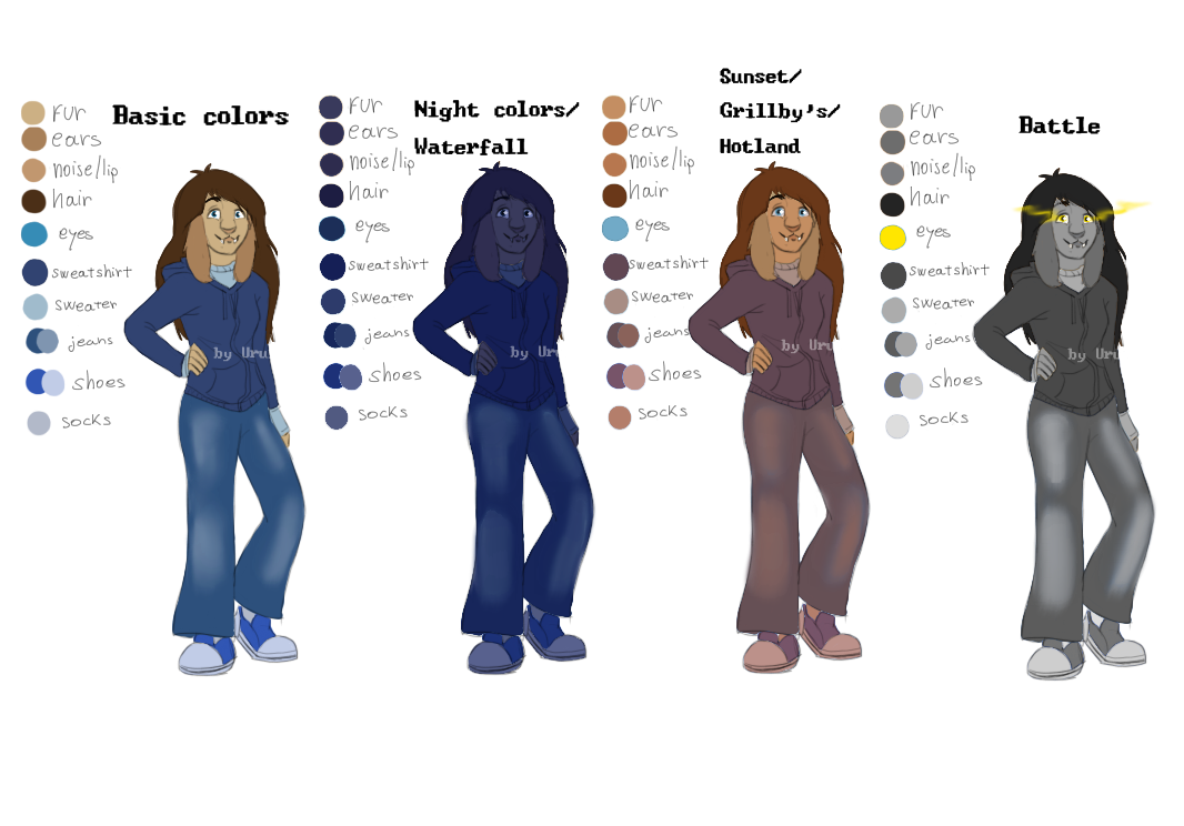 Lionelle colors by Uru1 on DeviantArt